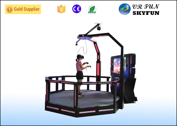 Grande plate-forme debout de VR, plate-forme de jeu de réalité virtuelle pour le parc d'attractions