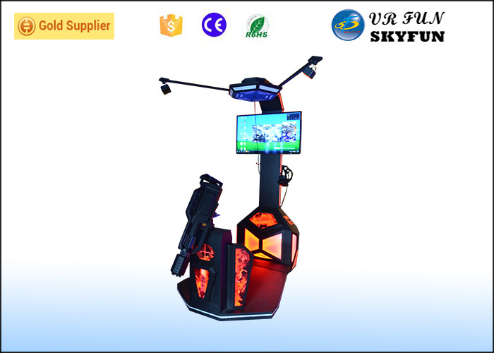 simulateur d'arme à feu de 9D VR avec les lumières rouges, simulateur ...